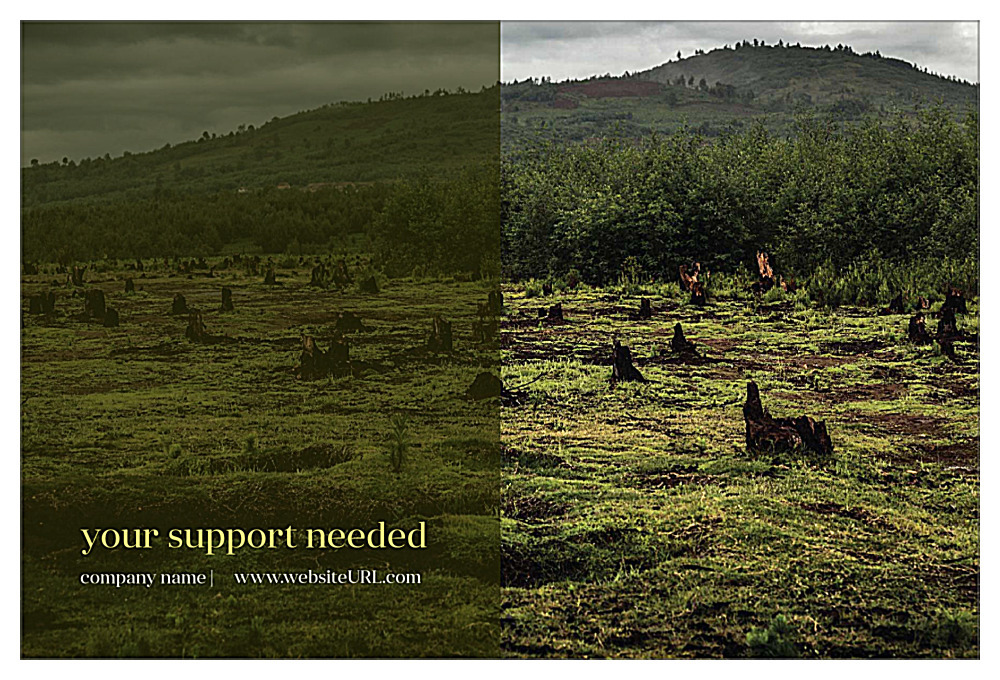 Print Custom Postcards with Call To Action Design Template