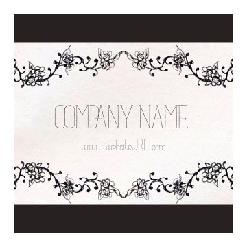 Customize Our Ornate Border Sticker Design Template