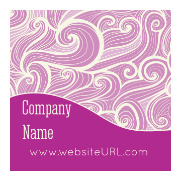 Print Custom Stickers with Our Curl Sticker Design Template